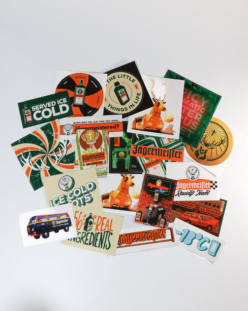 Vintage stickers pack - Subscribers only – Jägermeister Shop